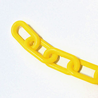 Plastic Chain Yellow Red & White On Samco Sales, Inc.