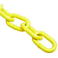 Yellow Powder Coated Chain HDG On Samco Sales, Inc.